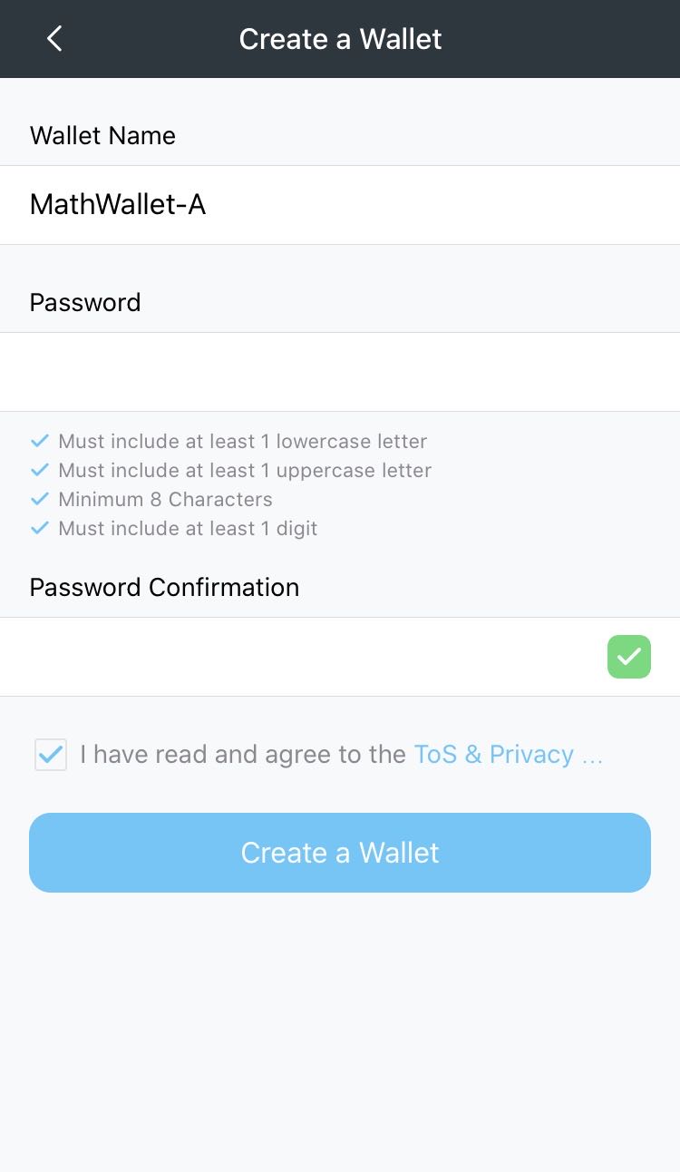 Binance Smart Chain APP Wallet User Guide – MathWallet